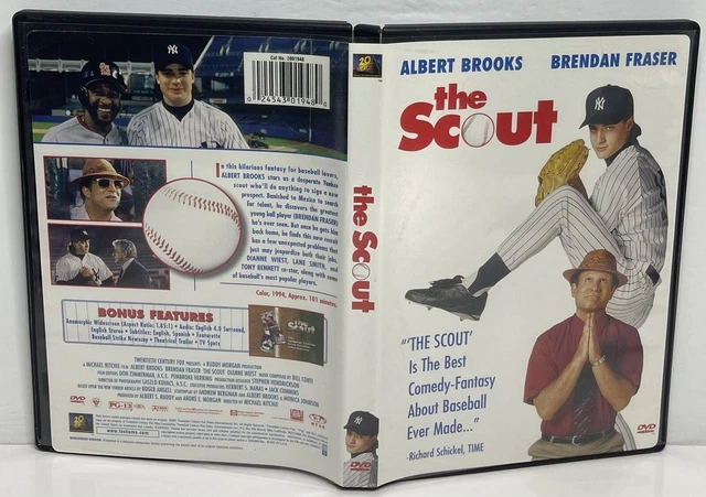 THE SCOUT (DVD, 1992, Brendan Fraser, Albert Brooks, OOP) Canadian $19. ...