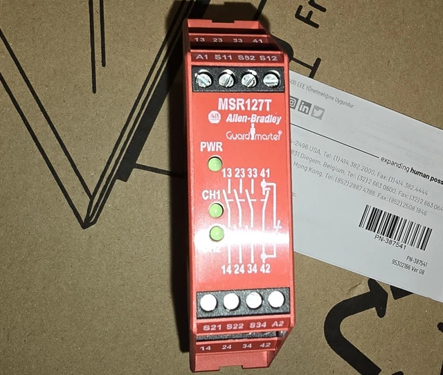 ALLEN BRADLEY 24V Security Relay MSR127T $326.01 - PicClick CA
