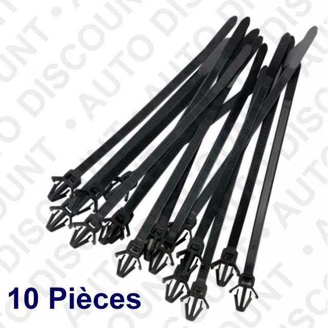 COLLIER DE SERRAGE Fixations Rislan Colson Cable Pour Renault Peugeot ...