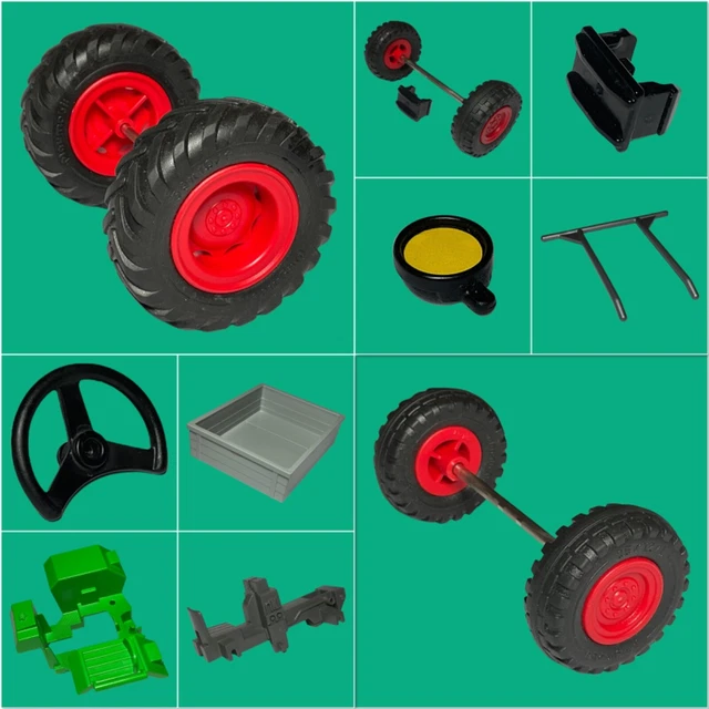 PLAYMOBIL 3074 4497 tracteur avec surface de chargement pièces de ...