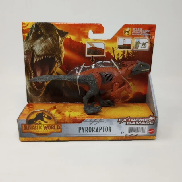 JURASSIC WORLD DOMINION Pyroraptor Dinosaur Figure Mattel Extreme ...