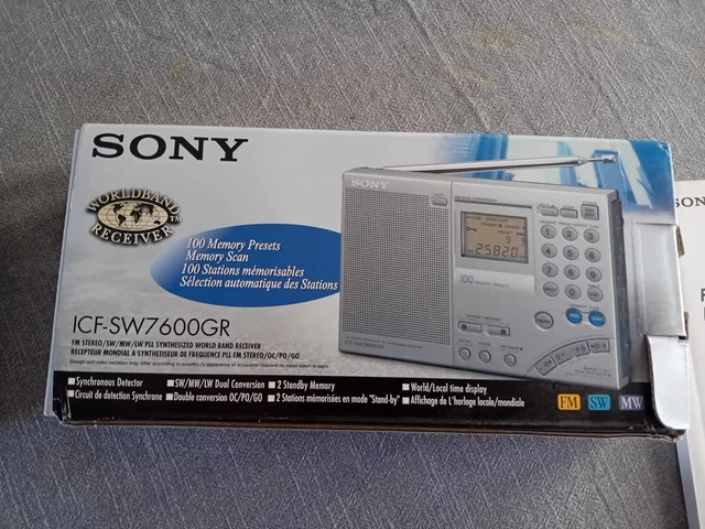 SONY WORLD BAND Receiver ICF-SW7600GR £280.00 - PicClick UK