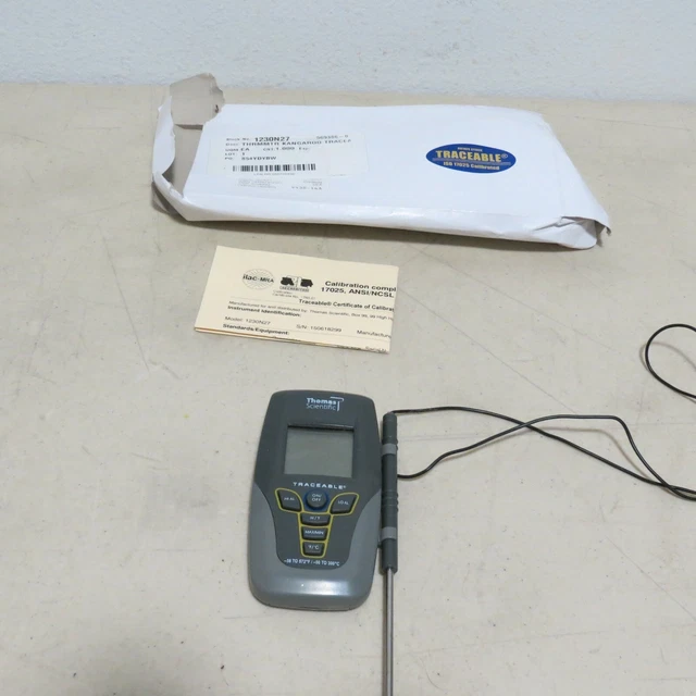 THOMAS SCIENTIFIC TRACEABLE Kangaroo Thermometer- Digital 1230N27 $57. ...