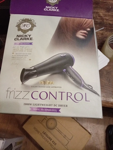 NICKY CLARKE NHD177 Hair Dryer for Frizz Control £21.50 - PicClick UK