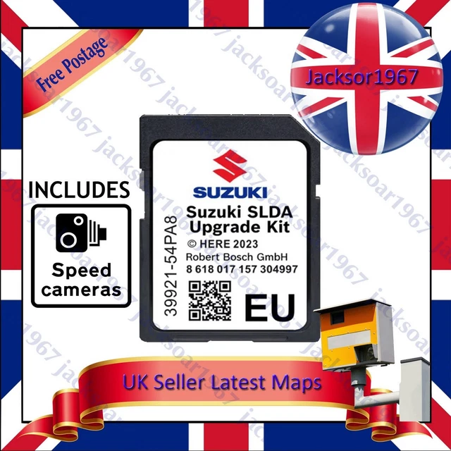 SUZUKI SD CARD SLDA Sat Nav Map + SPEED CAMERAS Latest Maps $48.47 ...