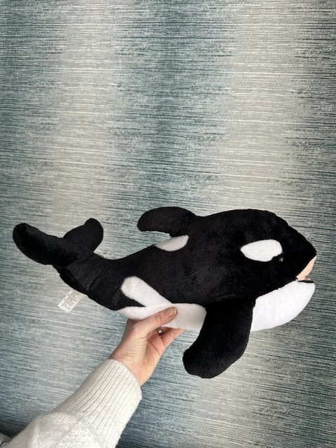 ORCA KILLER WHALE Toys R Us, approx Plush Soft Teddy toy, Animal Alley ...