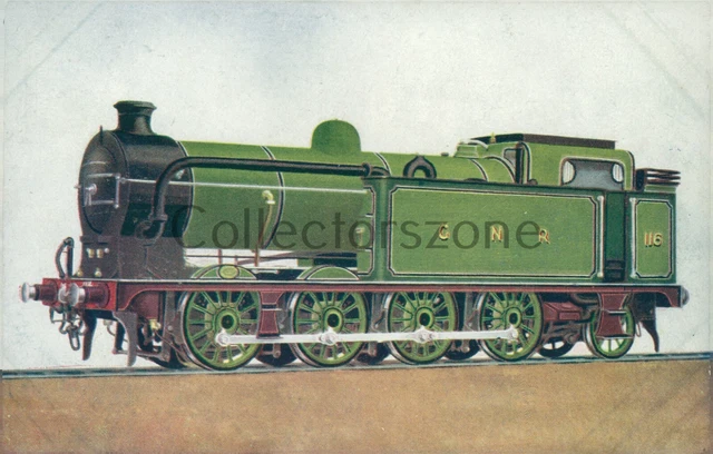 GREAT NORTHERN RAILWAY 8 wheel Coupled side Tank Engine Photochrom ...