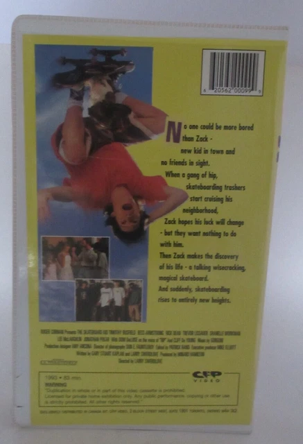 1993 VHS TAPE The Skate Board Kid Clamshell Timothy Busfield Dom ...