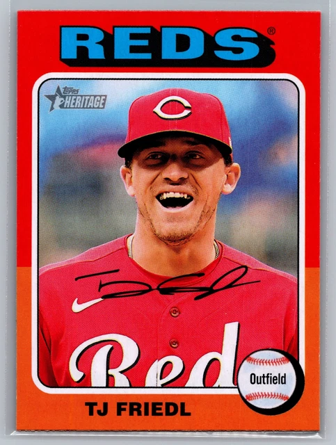 2024 TOPPS HERITAGE #336 TJ Friedl Cincinnati Rossi EUR 1,68 - PicClick IT