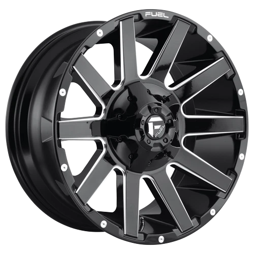 20 INCH BLACK Wheels Rims Ford F250 F350 Fuel Offroad D615 D61520901757 ...