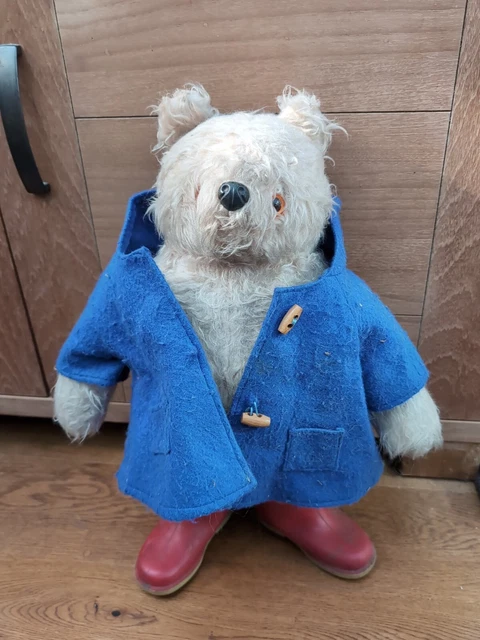 VINTAGE 1972 PADDINGTON Bear Teddy Bear By Gabrielle Designs, Red ...