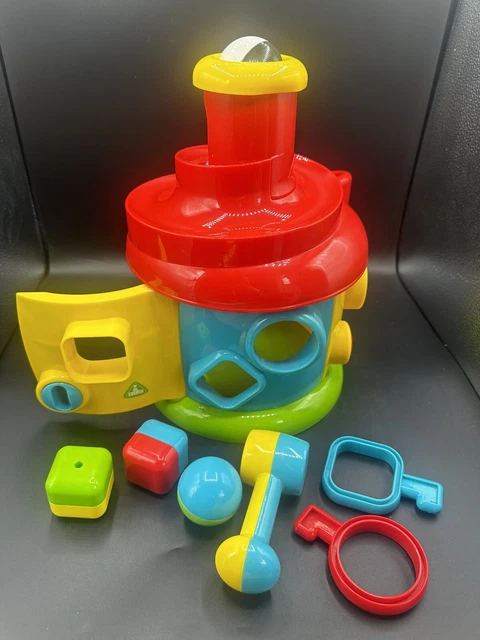 ELC TWIST & Turn Activity House Shape Sorter Ball Run Toy Playset With ...