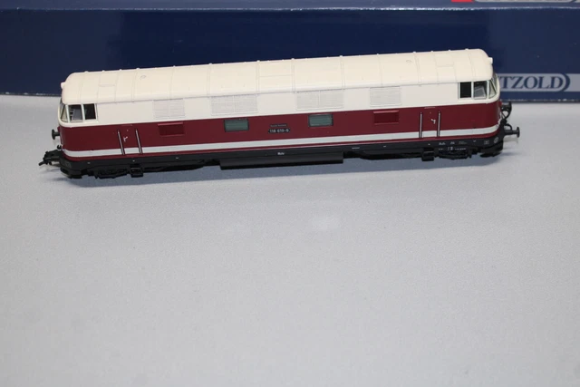 GÜTZOLD 35231 DIESELLOK Baureihe 118 619-6 DR DSS Spur H0 OVP EUR 139 ...