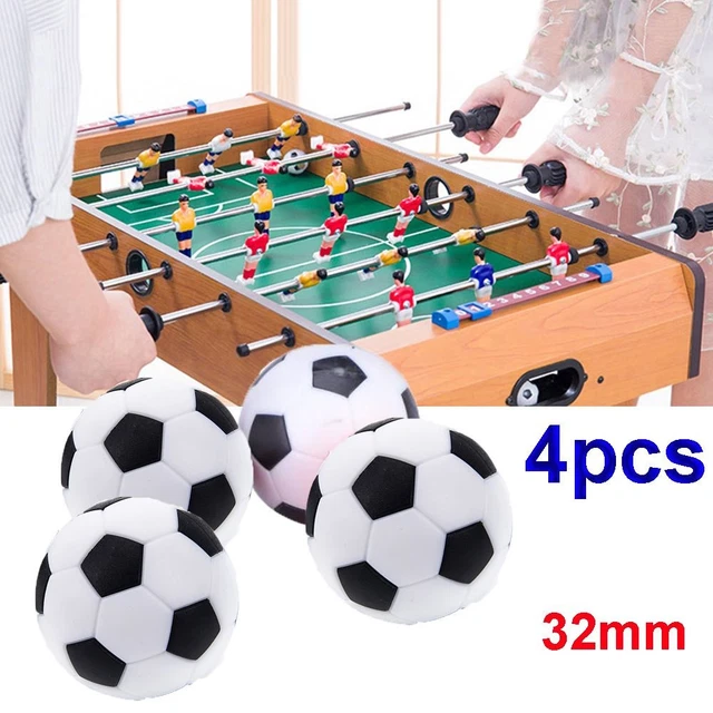 4PCS 32MM SOCCER Table Foosball Replacement Plastic Mini Ball Fussball ...