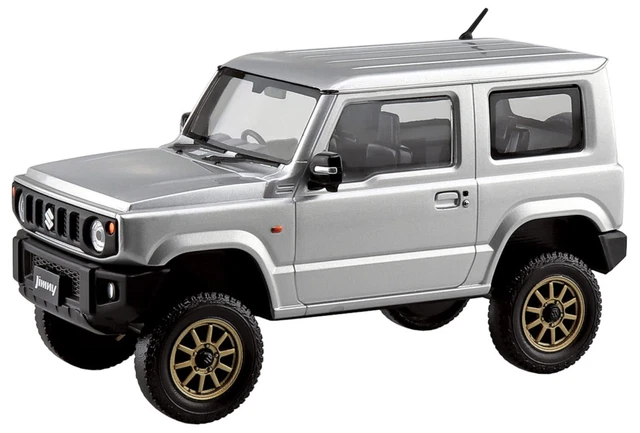 AOSHIMA 1/32 SNAP KIT 8-SP4 SUZUKI JIMNY CUSTOM WHEEL SILKY SILVER ...