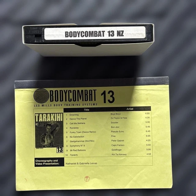 LES MILLS BODY Combat 13 VHS Tape Japanese Corio Sheet EUR 191,88 ...
