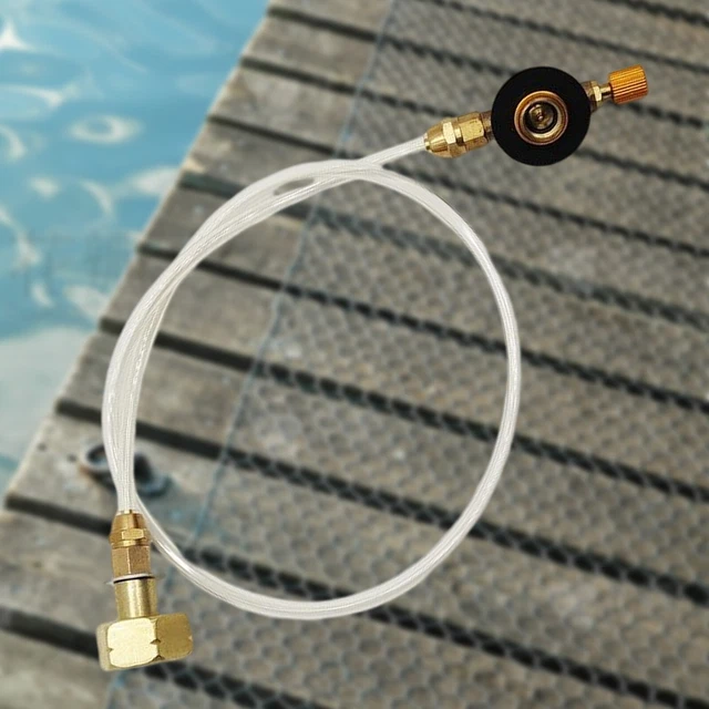 RUSSIAN INFLATION VALVE Connector Split Flat Gas Tank Filling Bridge ...