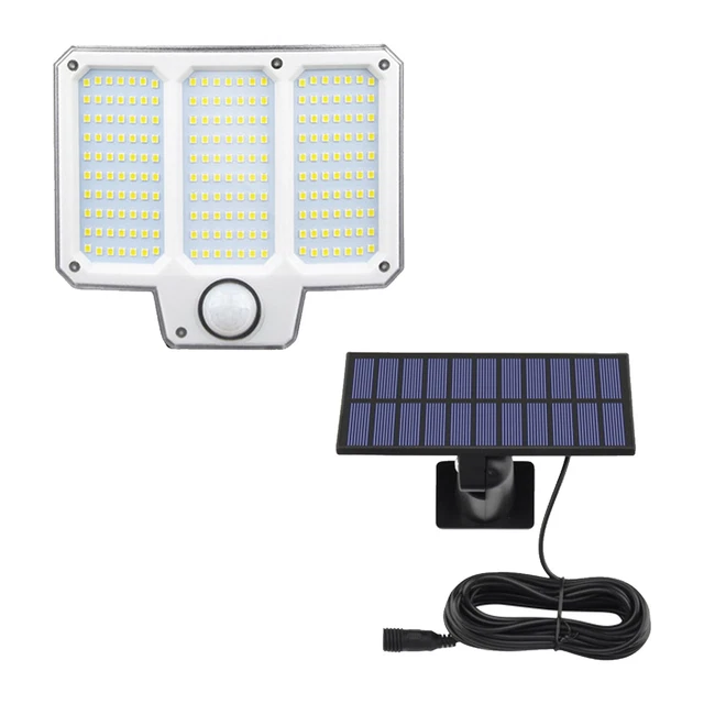 MOTION SENSOR LAMP High Sensitivity 210LED 300LM Outdoor Solar Light ...