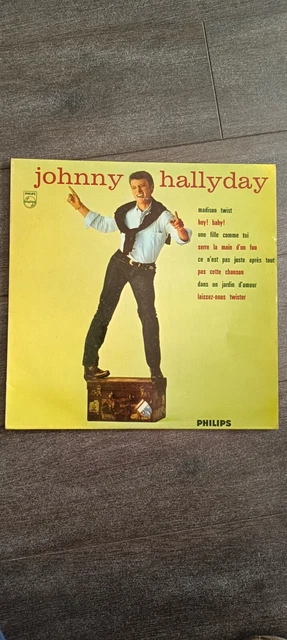 JOHNNY HALLYDAY N°3 Madison Twist 1962 LP 25 cm réédition Philips 1981 ...