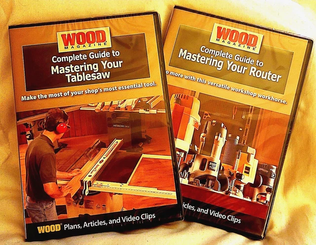 WOOD MAGAZINE COMPLETE Guide to Mastering Your Tablesaw & Router = 2 ...