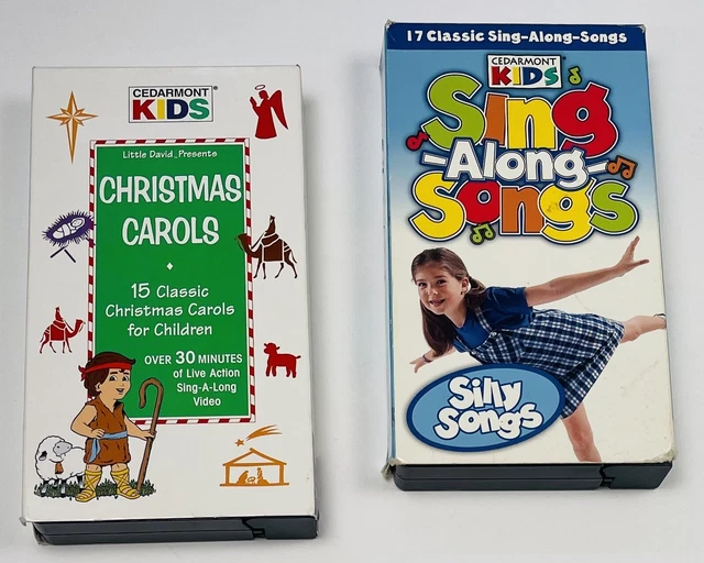 LOT 2 CEDARMONT KIDS VHS Tapes Sing-Along-Songs Silly Songs & Christmas Carols £18.58 - PicClick UK