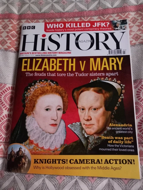 BBC HISTORY MAGAZINE March 2024 - Elizabeth v Mary £1.50 - PicClick UK