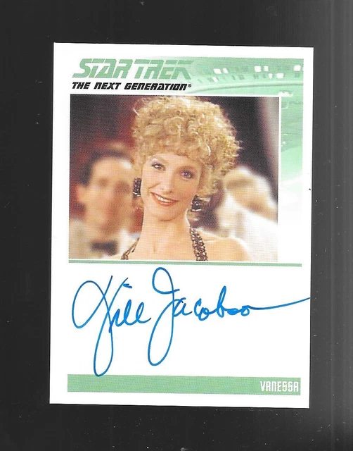CARTE AUTOGRAPHE STAR Trek Next Generation Heroes & Villains Jill ...