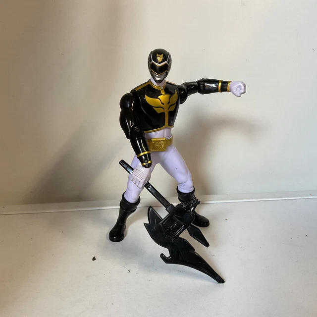 BLACK RANGER FIGURE power rangers mega force battle morphin ranger ...