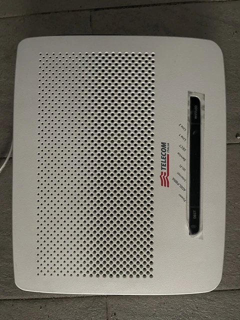 MODEM ROUTER TIM TELECOM ADSL VDSL FIBRA WI-FI Technicolor EUR 35,00 ...