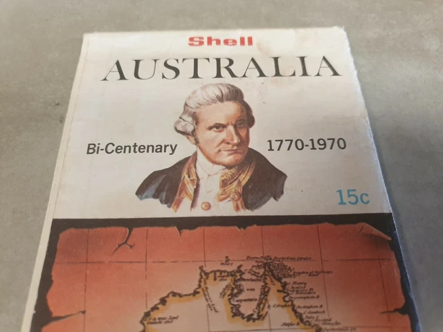 1970 SHELL OIL Co. Road Map of AUSTRALIA 1770-1970 $19.95 - PicClick AU
