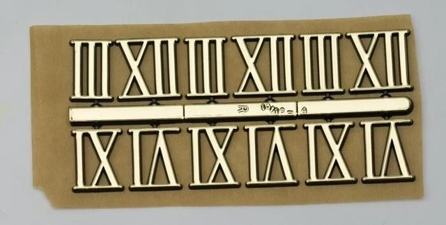 STICK ON QUARTER clock numbers roman numerals art craft dial sticking ...