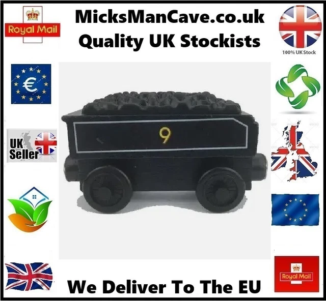 THOMAS THE TANK Engine DONALDS 9 Carriage Tender Wooden Toy Train ...