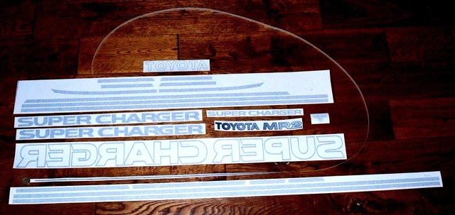 TOYOTA MR2 MK1 Supercharged / Supercharger Sticker Set Aw11 Sc 4Agze ...