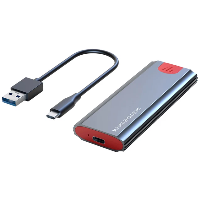 M.2 NGFF NVME External SSD Case USB3.1 Gen2 for 2230/2242/2260/2280 M2 ...