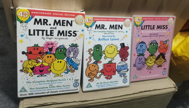 MR. MEN AND Little Miss The Complete Series 40th Anniversary DVD 2-Disc ...