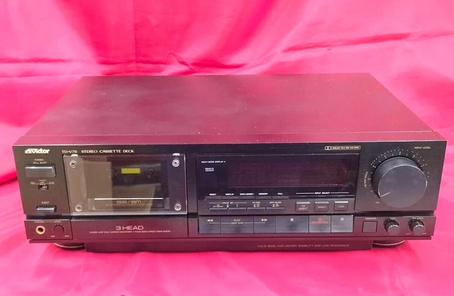 VICTOR JVC TD-V711 3-Kopf Stereo Kassettendeck funktioniert Japan ...