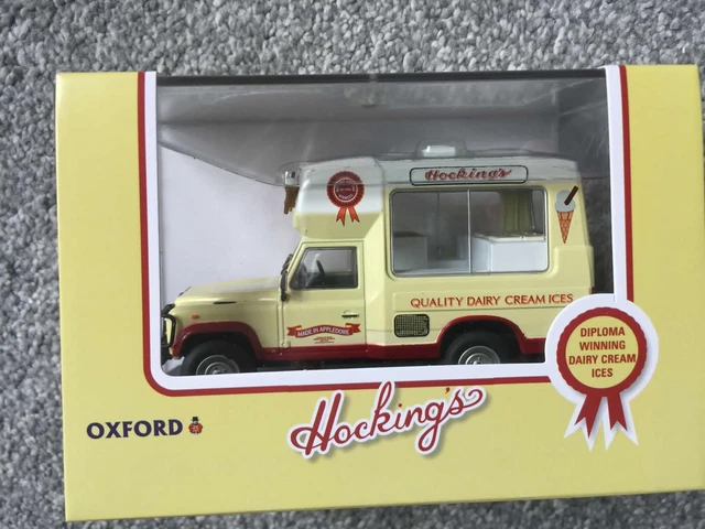 OXFORD DIECAST 1:43 43Lic001 Hockings Ice Cream Land Rover Brand New ...