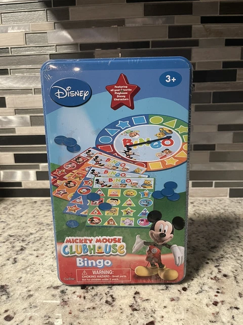 RARE DISNEY’S MICKEY Mouse Clubhouse Bingo In Collectible Tin BRAND NEW ...