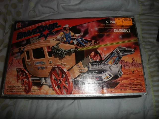 RARE VINTAGE BRAVESTARR Stratocoach Diligence Sealed Mattel boxed ...