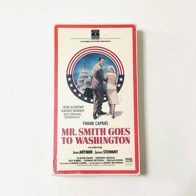 MR SMITH GOES to Washington VHS 1986 FACTORY SEALED Jean Arthur James ...