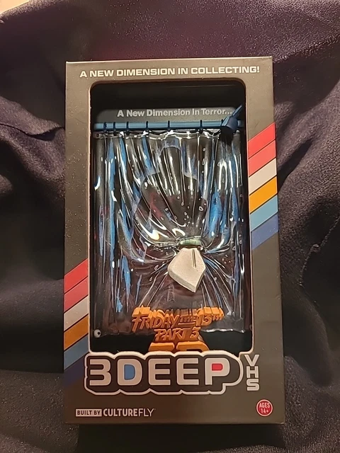 CULTUREFLY 3DEEP VHS Friday The 13th Part 3 Sculpted Replica 3-D Movie ...