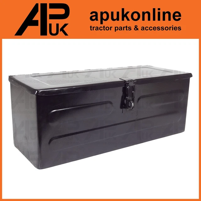 LARGE BLACK LOCKABLE Tool Box for Ford New Holland Massey Ferguson ...