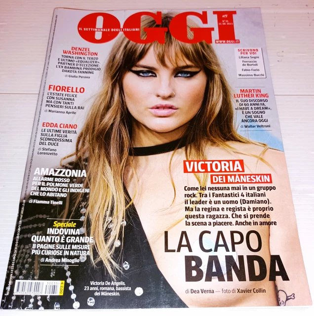 OGGI N. 35 2023 Victoria Dei Maneskin Sinner Pietrangeli Fiorello Edda ...