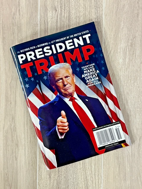 PRESIDENT DONALD TRUMP Special Edition Digest 2024 Mini Magazine £10.08 - PicClick UK