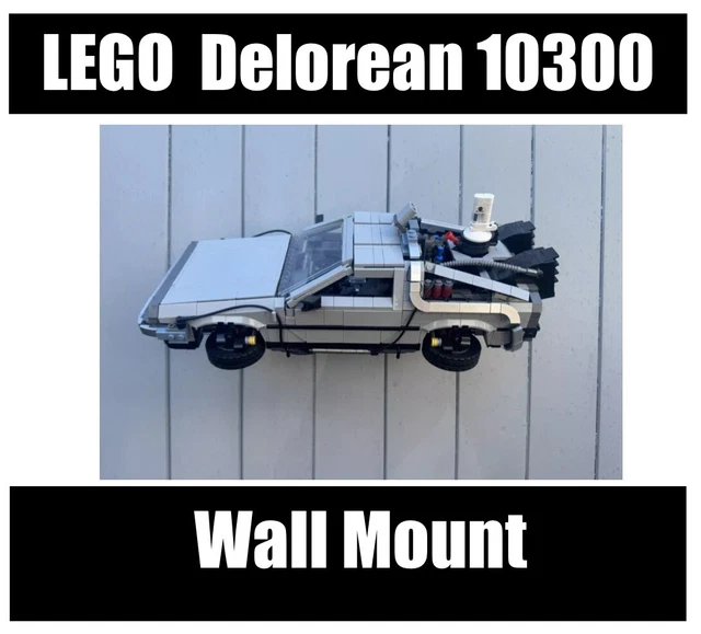 LEGO BACK TO the Future Delorean 10300 Wall Mount £8.99 - PicClick UK