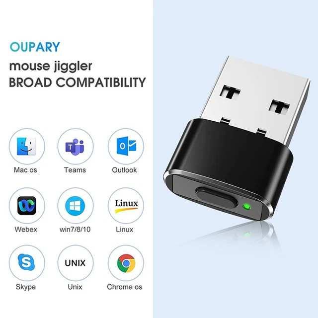 USB MOUSE JIGGLER Undetectable Mouse Mover with Separate Mode and ON ...