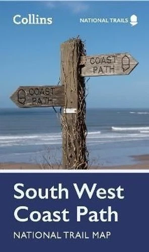 SOUTH WEST COAST Path National Trail Map by Collins Maps 9780008603007 ...