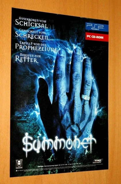 2000 SUMMONER PS2 Rare Official Promo Vintage Poster / Ad Art Print $49 ...