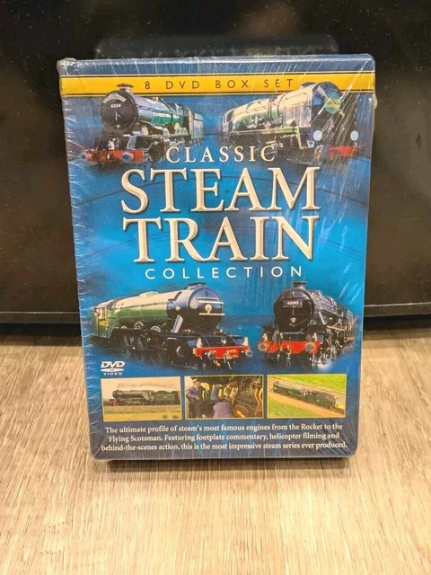 CLASSIC STEAM TRAIN Collection 8 DVD Box Set New & Sealed Region 2 £16. ...