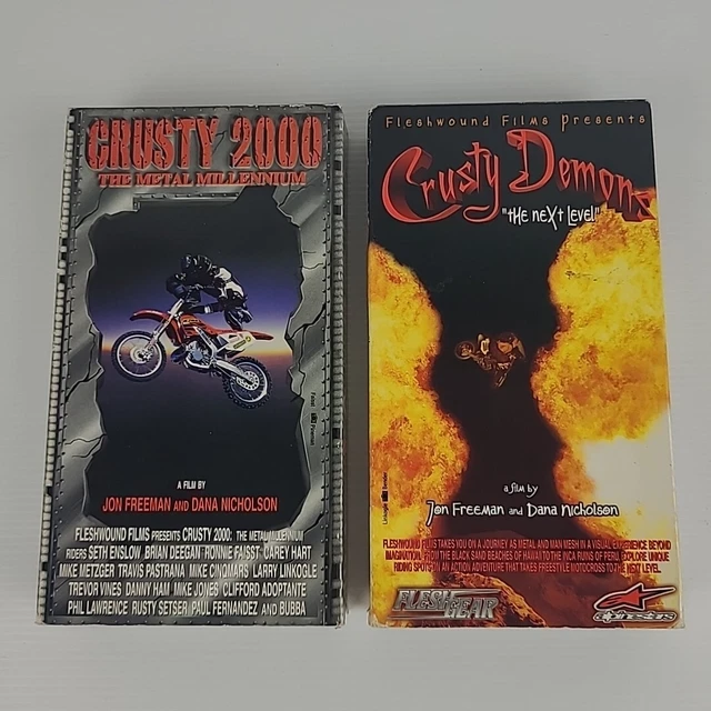 CRUSTY 2000 + Crusty Demons - VHS Video Tape Bike Lot (Millennium, Next ...